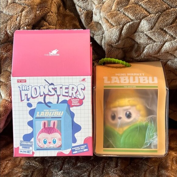 POP MART | Accessories | Pop Mart Labubu Wacky Mart Squishy Charm Corn ...